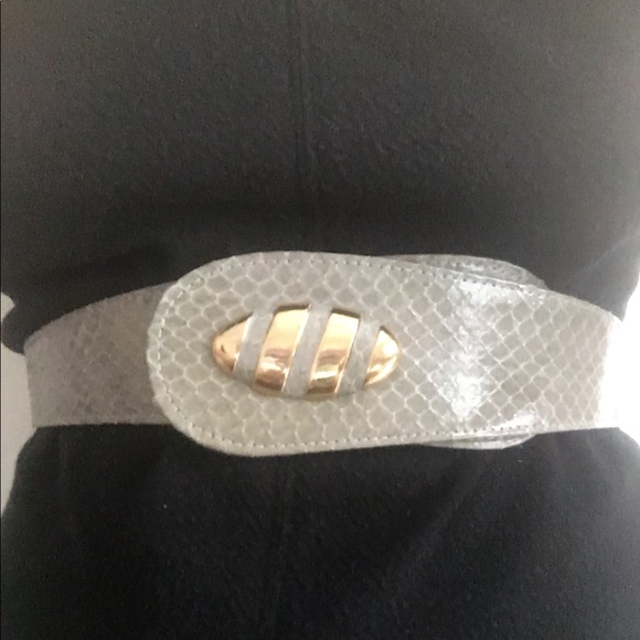 Accessories | Vintage Genuine Snake Skin Belt | Poshmark